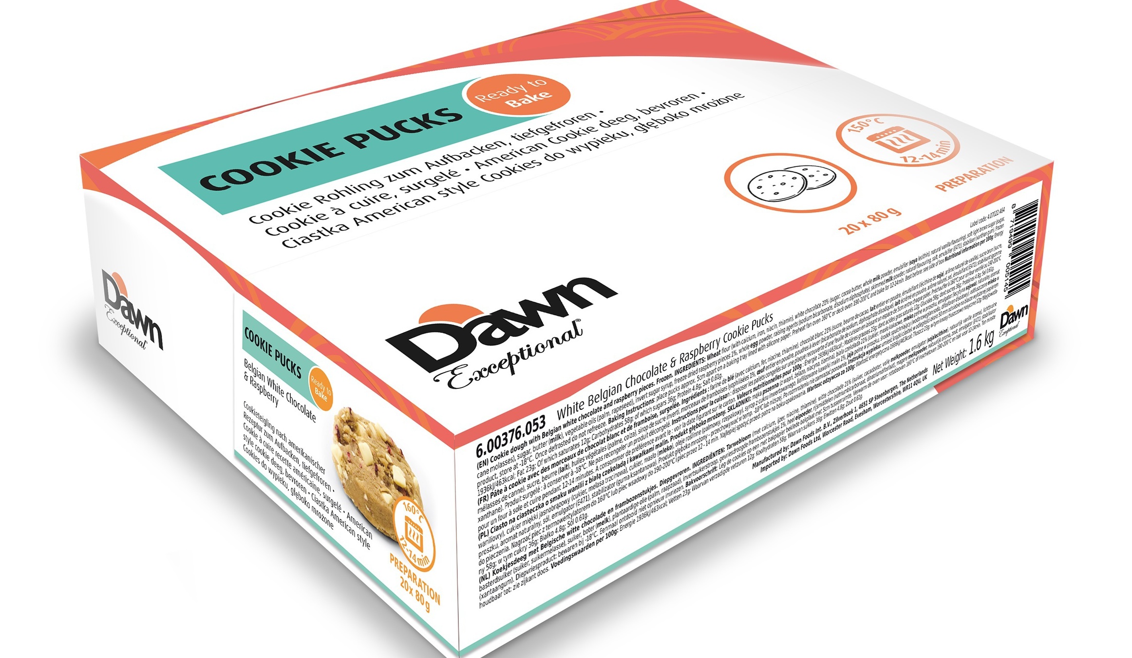 Dawn Foods peaufine l’emballage de ses Cookie Pucks