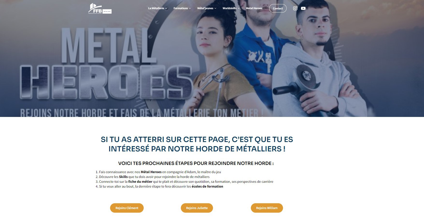 « Metal Heroes », titiller la curiosité des jeunes