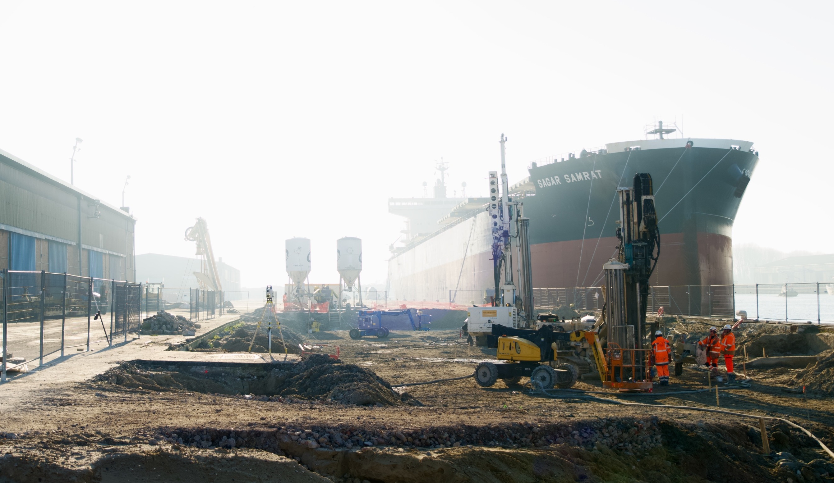 Dunkerque : un quai à la mer